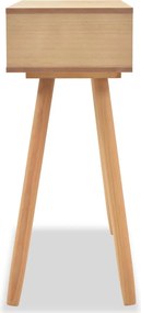 Odkládací stolek masivní borovice hnědý 80 x 30 x 72 cm 244739