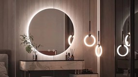 Rea Zrcadlo ⌀70 cm s vyhříváním a regulovatelným LED osvětlením