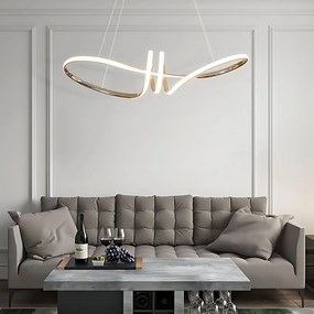 Toolight Závěsné LED osvětlení E39 LHJ036-CP zlaté
