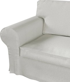 Potah na pohovku IKEA Ektorp 2-místná s lenoškou barva krémová látka pletený vzor