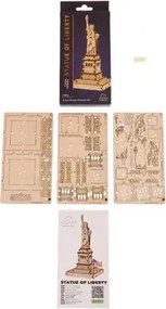 Ugears 3D dřevěné mechanické puzzle Socha Svobody