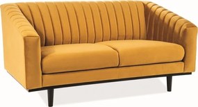 Casarredo - Komfort nábytek Dvoumístná pohovka ASPREY 2 VELVET, žlutá