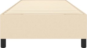 Rám postele s boxspringem krémově 90x190 cm textil 3120827