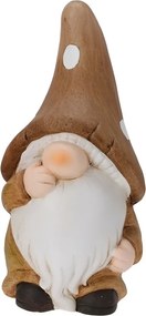 Podzimní skřítek s muchomůrkovou čepicí 22 cm