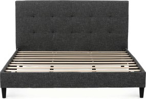 Autronic Čalouněná dvoulůžková postel BED-M180 Barva potahu: Tmavě šedá