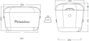 Tyrkysový chladicí box 12 l Pop – Polarbox