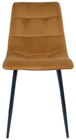 Designová židle Dominik hořčicová