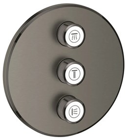 Grohe Grohtherm SmartControl - Krytka trojitého ovladače průtoku, kartáčovaný Hard Graphite 29122AL0