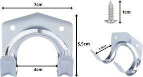 Verk Group Nástěnné háčky na nářadí 20ks kovová sada se šrouby