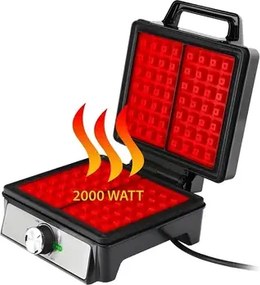 Eldom Wafio WA1600 černá / Vaflovač / 1600 W / termostat / nepřilnavý
