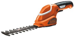 BLACK+DECKER - 3,6V AKU nůžky na keře a trávu, integrovaná baterie, nabíječka GSL300-QW