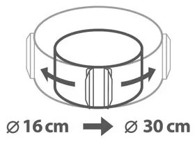 TESCOMA nastavitelná forma na dort kulatá DELÍCIA ø 16 - ø 30 cm