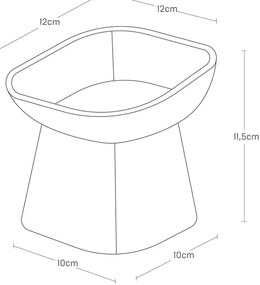 Keramická miska pro domácího mazlíčka Tower – YAMAZAKI