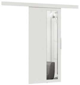 Posuvné dveře Mereno III 80, Barva: Bíla / Grafit + Zrcadlo