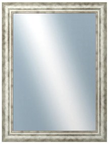 DANTIK - Zarámované zrcadlo - rozměr s rámem cca 60x80 cm z lišty TRITON široký stříbrný (2950)