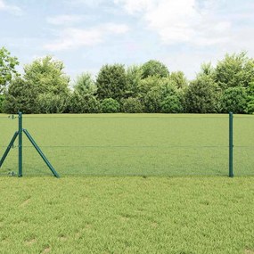 Zemní upevnění svařované drátěné ploty 100 x 0,4 m Zelená 3351774