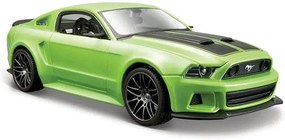 Auto maisto 2014 ford mustang street racer matná zelená 1:24