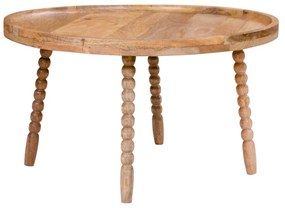 House Nordic Konferenční stolek, mango přírodní\nØ60x35 cm