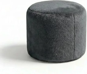 Sablio Taburet Circle SOFTY - Graphite - 38x48 cm