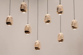 Závěsné designové svítidlo nad stůl Benelux Gold 8 Round