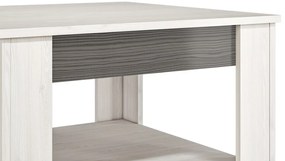 Casarredo - Komfort nábytek Konferenční stolek LANTANA/BLANCO 13, borovice sněžná/šedá