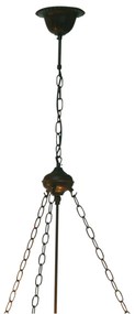 Kovový stropní držák lustru - 100 cm 3x E27 / Max 60W
