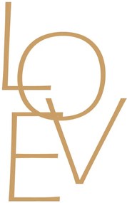DoRámu - Plakát LOVE gold
