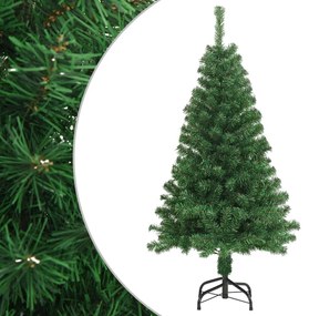 Umělý vánoční stromek s hustými větvemi zelený 150 cm PVC
