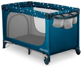 Ricokids Cestovní postýlka 125 x 65 x 78 cm RK-240 tmavě modrá
