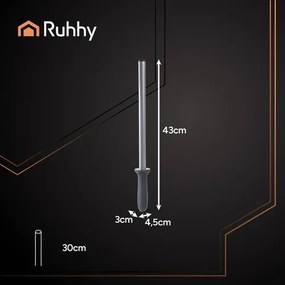 Diamantový brousek na nože - musak Ruhhy 26153
