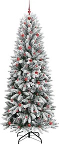 Umělý vánoční stromeček Bílá 240 cm PVC, plast, ocel a PE 3396069