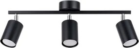 Stropní svítidlo SOLLUX LEMMI 3 černé GU10 3x40W bez žárovky SL.1128