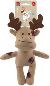 Dog Fantasy Winter Tale sob 30 cm / Hračka pro psy / Pískací / Juta