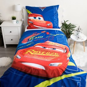 Jerry Fabrics Bavlněné povlečení Cars 3 "McQueen 03" 140x200 / 70x90 cm