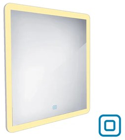 Nimco zrcadlo LED senzor 600 x 600 Model 19000 hliníkový rám ZP 19066V