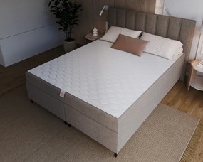 Dvoulůžková čalouněná postel Trentino se zvedacím roštem Ottawa - výběr z 9 provedení