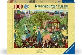 RAVENSBURGER Puzzle Práce na zahrádce / 1000 dílků / 70 x 50 cm