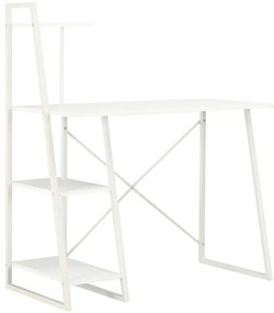 Psací stůl s poličkami bílý 102 x 50 x 117 cm 20282