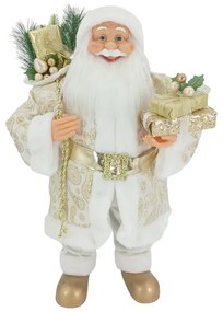 Dekorace Santa Claus Zlatý 80cm