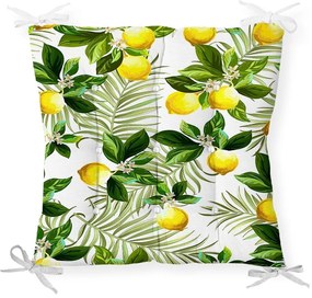 Podsedák s příměsí bavlny Minimalist Cushion Covers Lemon Tree, 40 x 40 cm