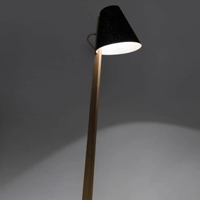 ALMUT 1411 stojací lampa oblá Ø30cm korek