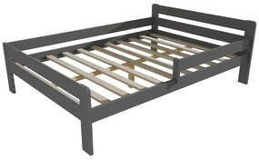 Vomaks Dětská postel se zábranou VMK002C KIDS Rozměr: 140 x 200 cm, Barva: barva šedá