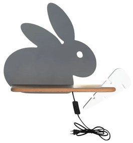 Šedé dětské svítidlo Rabbit – Candellux Lighting