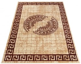 Moderní kusový koberec ATENA FE28B krémový Rozměr: 120x170 cm