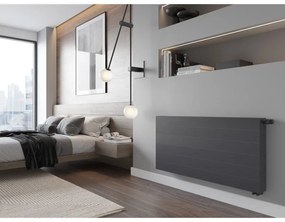 Mexen, Panelový radiátor Mexen Line CVL22 600 x 900 mm, spodní připojení, 1424 W, antracit - W622L-060-090-66