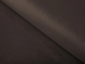 Sametová látka Velvet Premium SVP-016 Tmavě hnědá - šířka 280 cm
