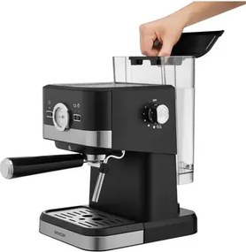 SENCOR SES 1721BK černá / Pákový kávovar / 1050W / 20 bar / 1.5 l / na