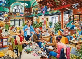 RAVENSBURGER Puzzle Knižní klub Otoč list / 1000 dílků / 70 x 50 cm