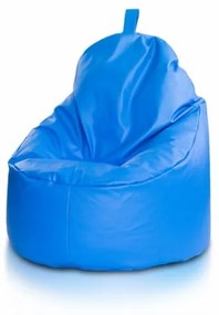 Sedací vak ECOPUF - YOKO - ekokůže Tmavě hnědá