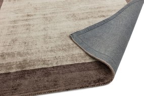 Hnědý  koberec Ife Border Choco Mocha Rozměry: 160x230 cm